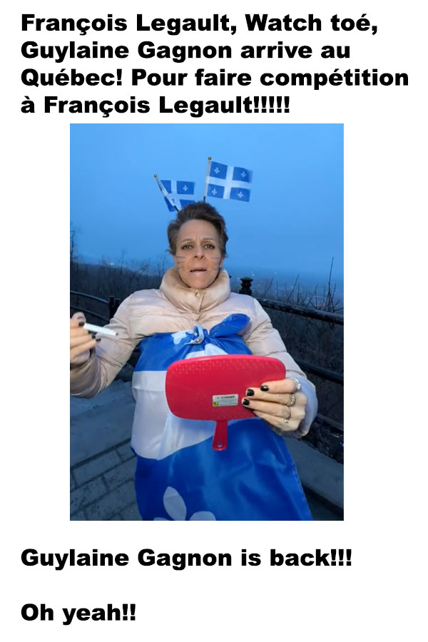 Guylaine Gagnon fait une toute nouvelle vidéo pour lancer un message ...