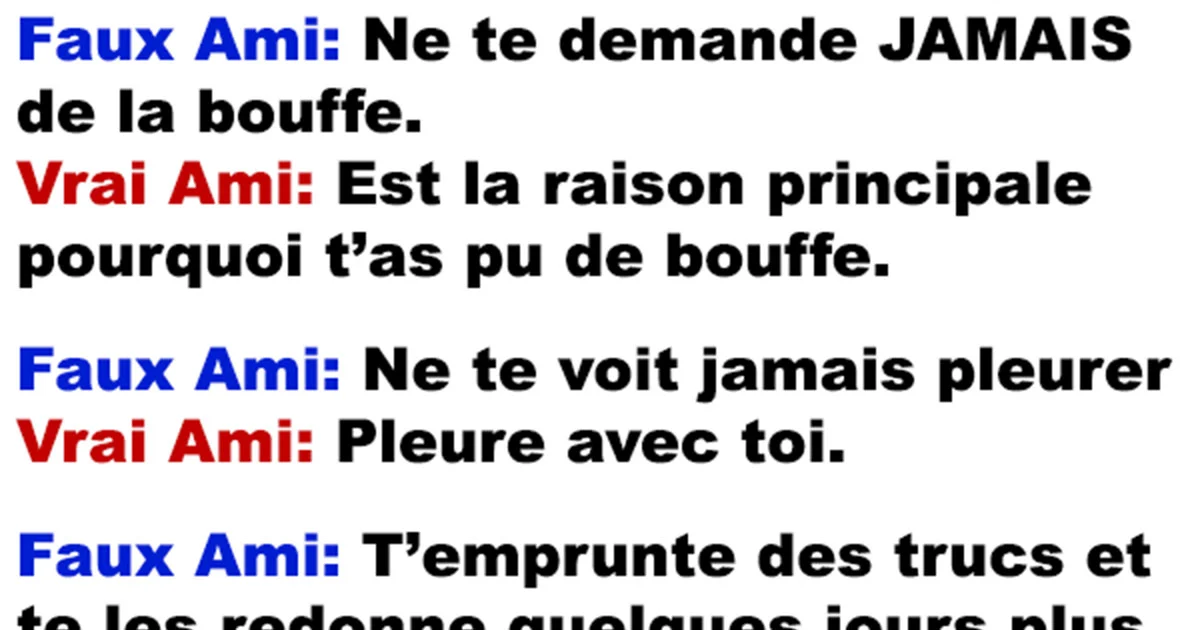 Les 9 différences entre les vrais amis et les faux amis
