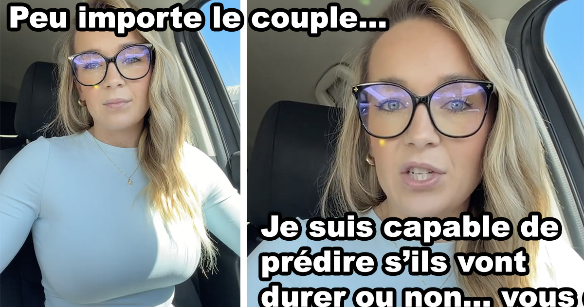 Une fille connue explique comment faire pour déterminer si un couple va ...