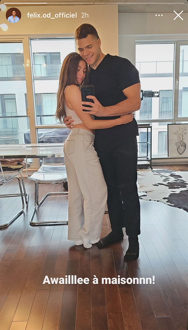 Félix et Solène font leur toute 1ère publication depuis leur sortie d ...