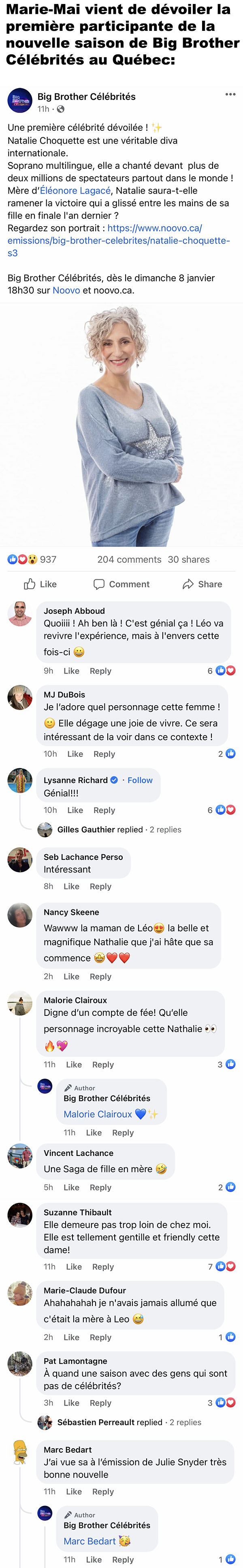 Marie-Mai vient de dévoiler la première participante de la nouvelle ...