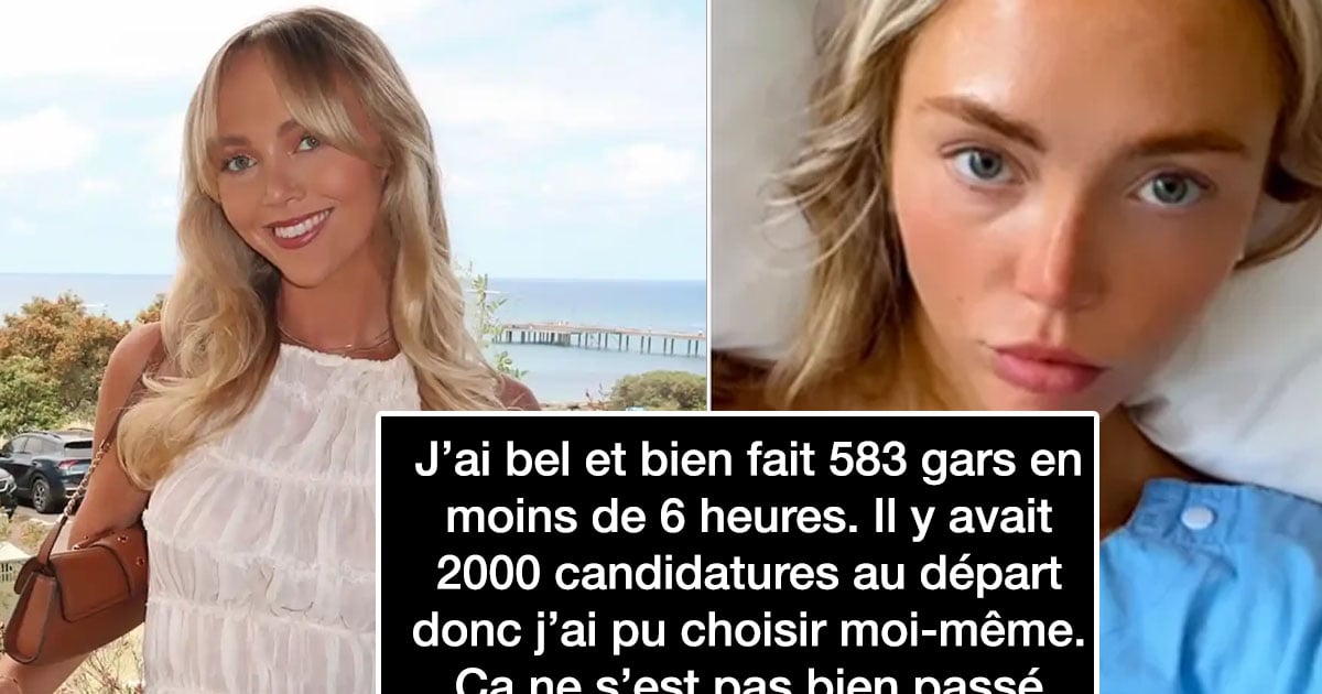 Une fille s'est ramassée à l'hôpital après avoir fait 583 gars en 6 heures