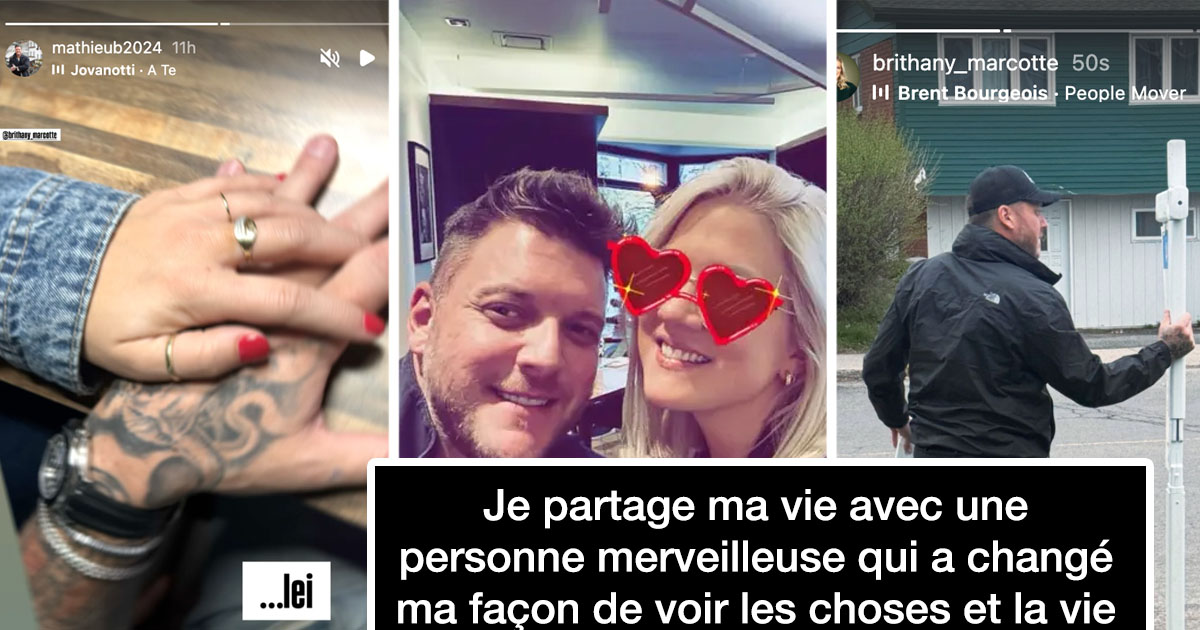 Mathieu Baron s'affiche officiellement avec son amoureuse et il l'aide ...
