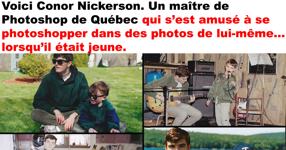 Conor Nickerson - Le maître de Photoshop du Québec