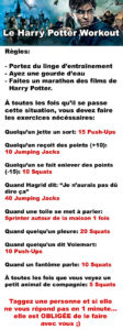 Le Harry Potter Workout