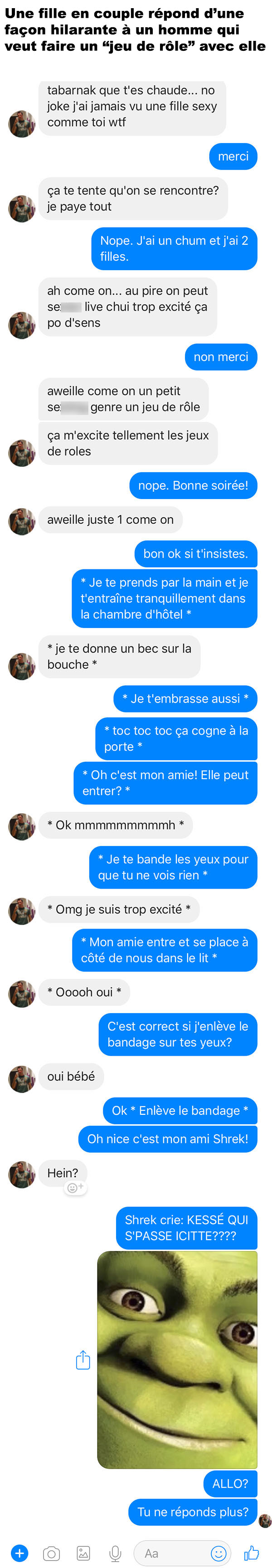 Une Fille En Couple Répond Dune Façon Hilarante à Un Homme Qui Veut