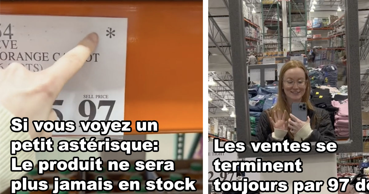 Une fille explique les 4 "codes secrets" sur tous les prix au Costco