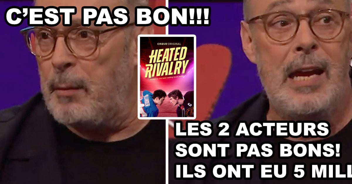 Serge Denoncourt pète sa coche sur "Heated Rivalry" car il trouve que c ...