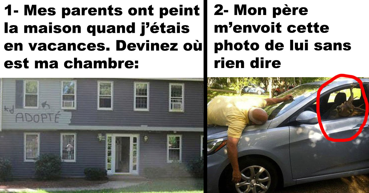 7 parents qui ont un meilleur sens de l'humour que leurs enfants
