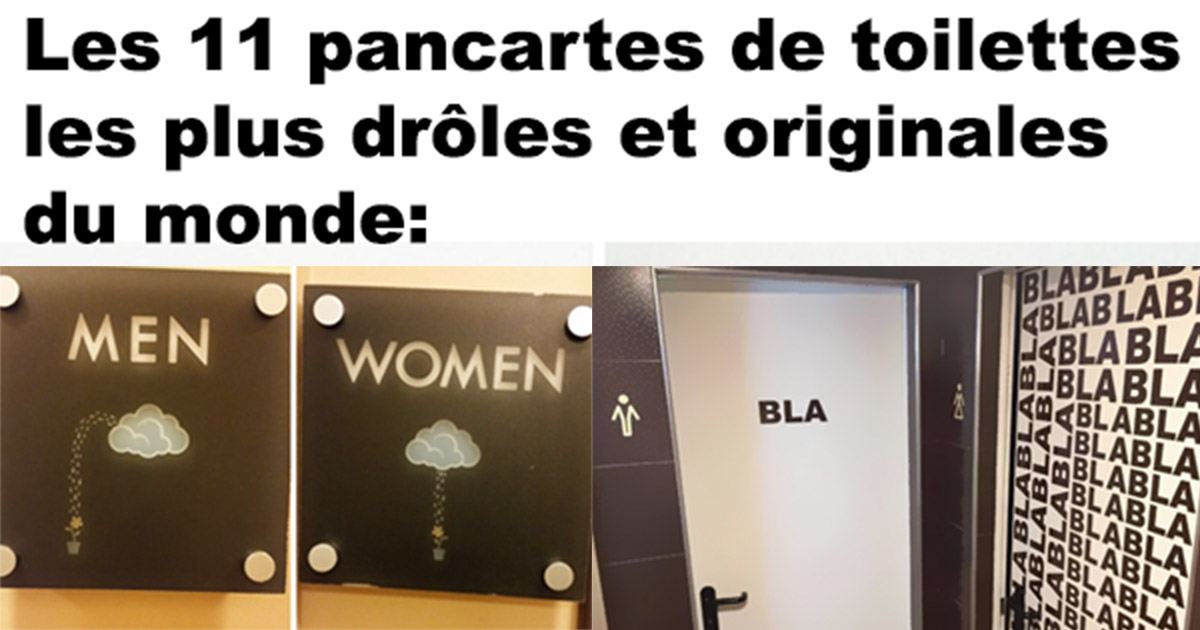 Les 11 pancartes de toilettes les plus drôles et originales au monde ...