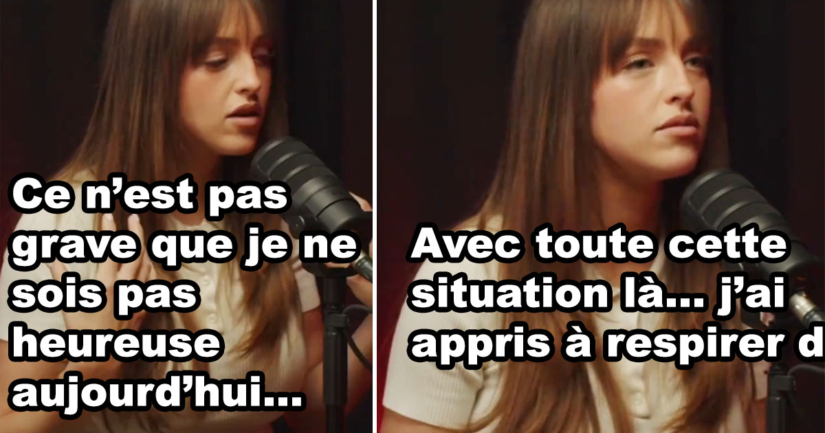 Alicia Moffet déclare que ce n'est pas grave si elle n'est pas heureuse ...