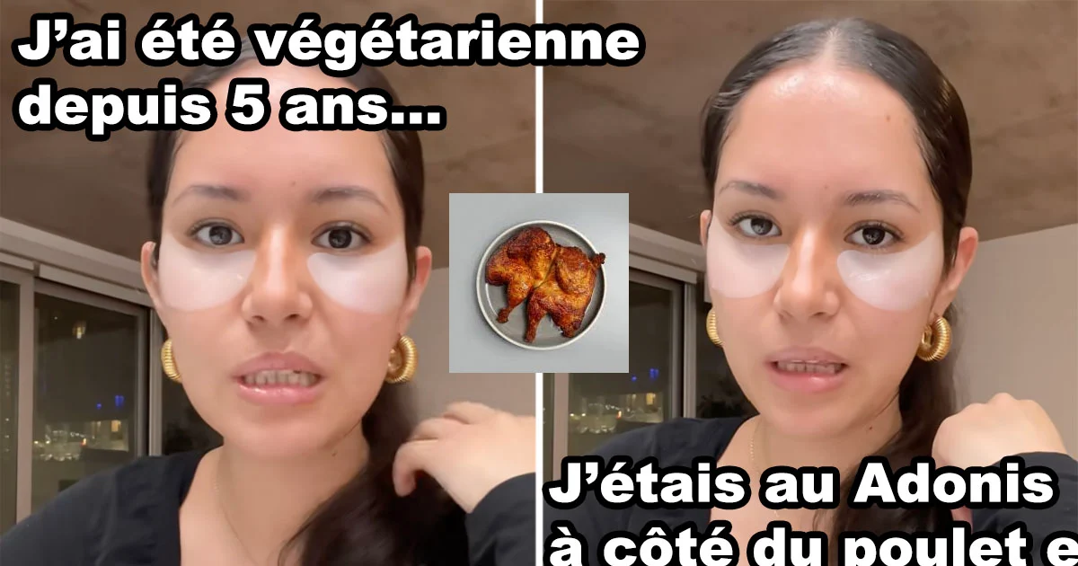 Une fille au Québec a arrêté d'être végétarienne à cause du poulet chez ...