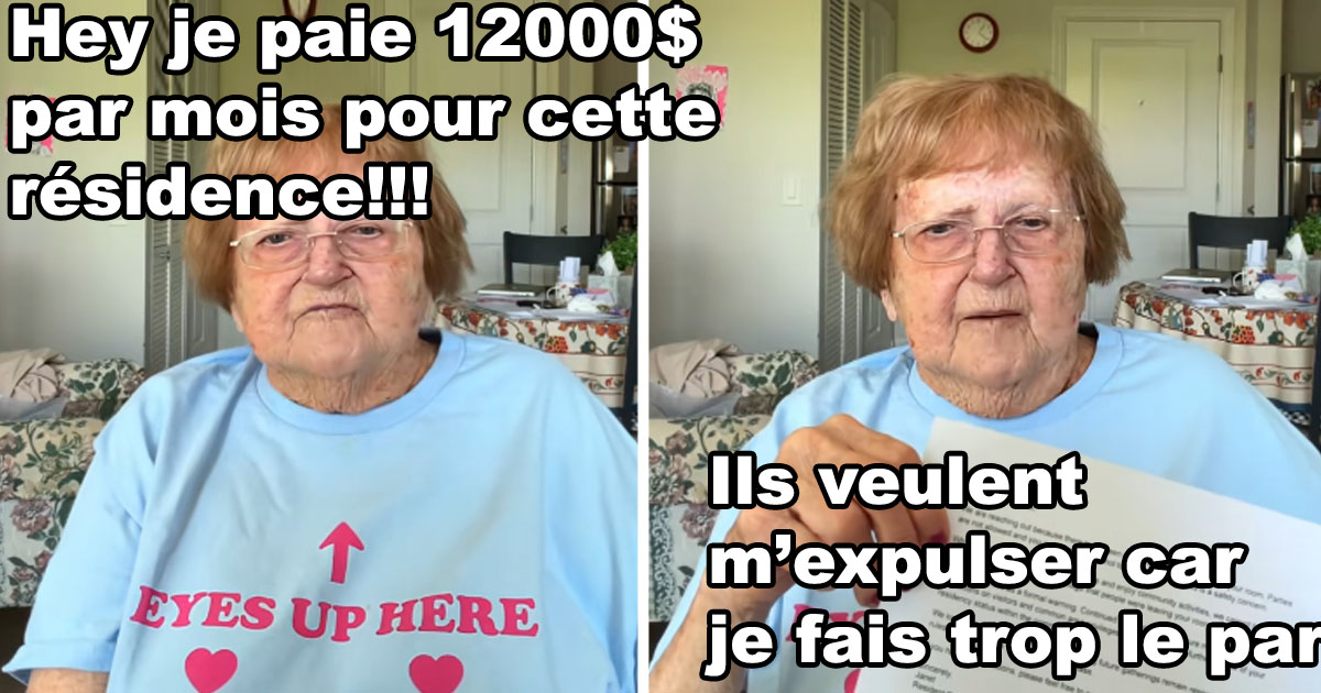 Une grand-mère de 96 ans se fait expulser de sa résidence car elle fait ...