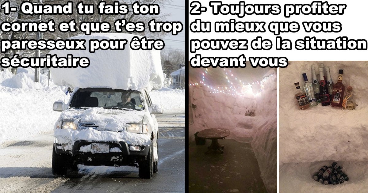 12 blagues hilarantes sur la neige de m*rde qui s’en vient ...