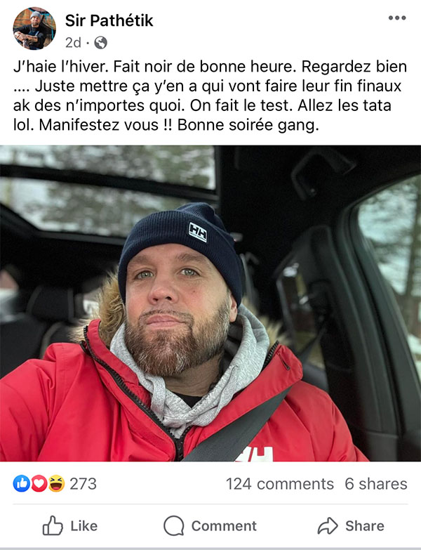 Sir Pathétik se prépare officiellement pour la retraite